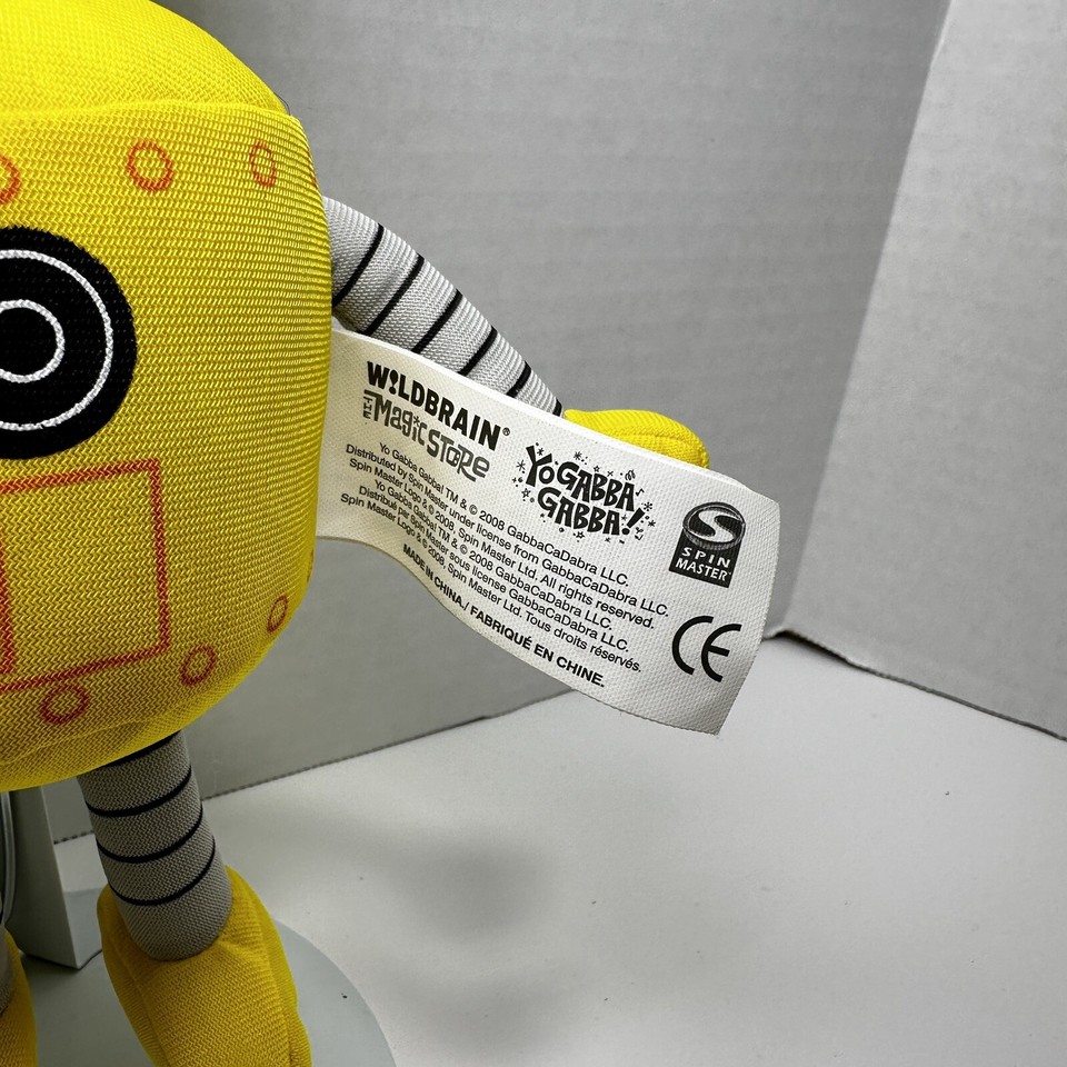 Yo Gabba Gabba - RARE 2008 Plex Plush 10” | eBay