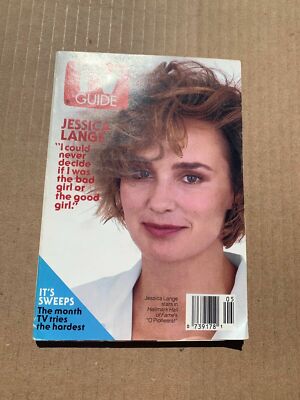 TV Guide February 1-7, 1992 Issue #2027 - Jessica Lange - George Lucas ...