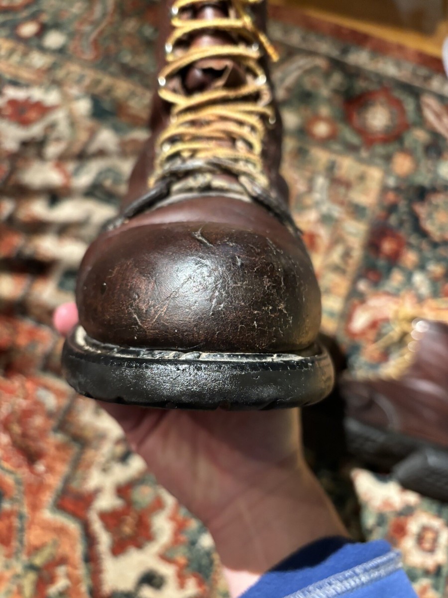 Vintage Mens Red Wing Steel Toe Work Boots 26095 10.5 D ANSI Vintage Mens Red Wing Steel Toe Work Boots 26095 10.5 D ANSI