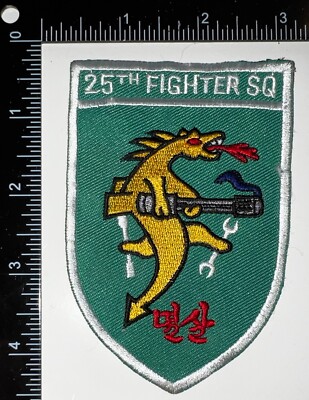 USAF 25th Fighter Squadron Assam Draggins Patch | eBay