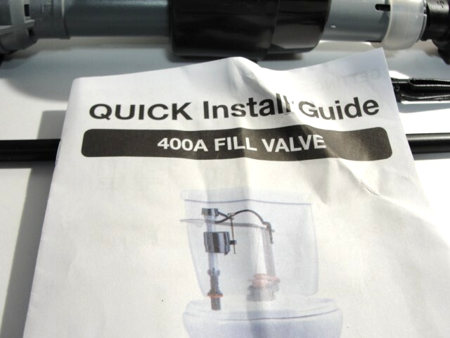 Fluidmaster 400A Universal Toilet Fill Valve (#1 Solution to Fix Noisy ...