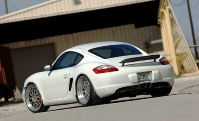 Carbon Fiber Ducktail Spoiler Strosek Style for 987 Porsche Cayman ...