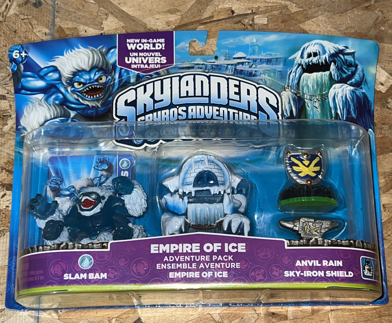 NIB Skylanders Spyro Adventure Pack EMPIRE OF ICE Slam Bam Anvil Rain ...