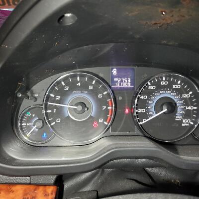 SUBARU LEGACY Speedometer (cluster), US market, Sdn, 2.5L, w/turbo 10 ...