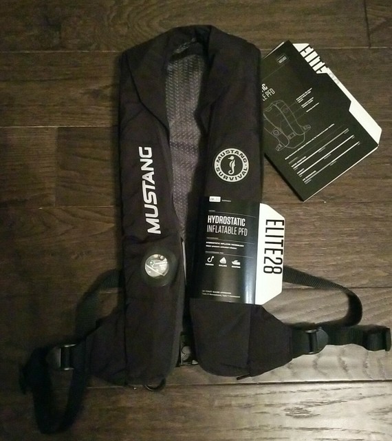 Mustang Elite Inflatable Automatic PFD - MD5183-BK for sale online | eBay