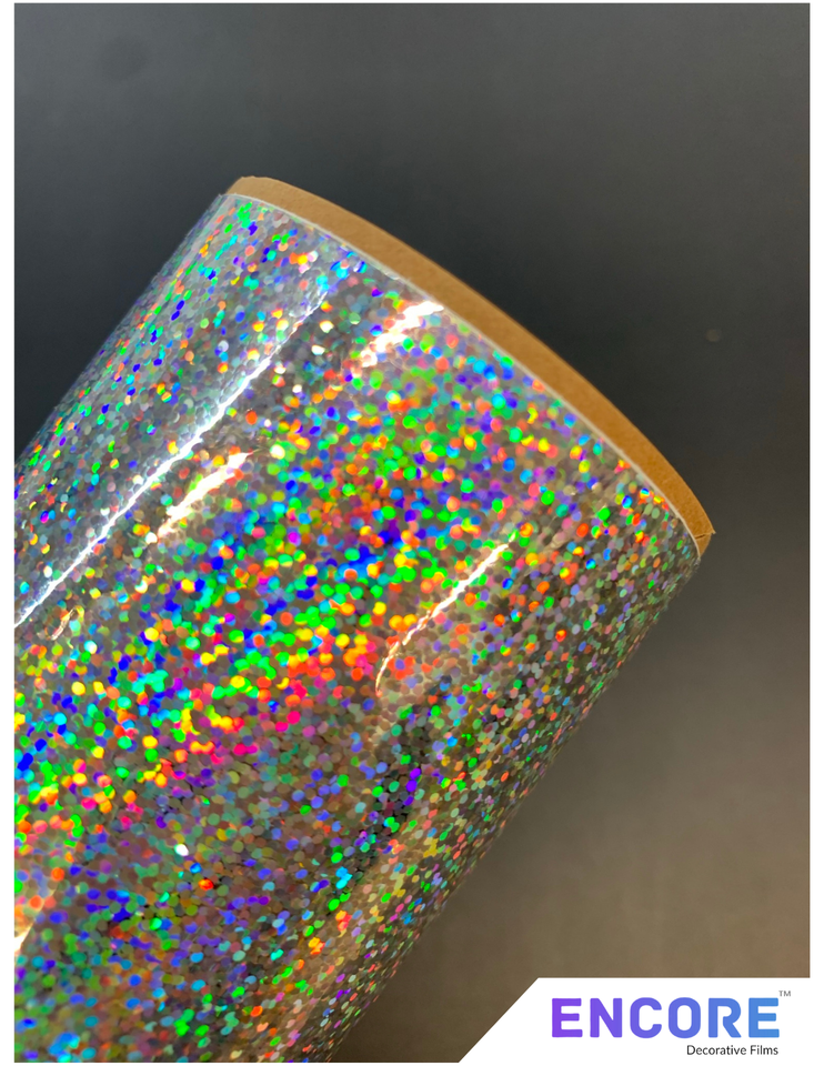 Encore® Holographic "Oil-Slick" Adhesive Vinyl for Decals/Stickers ...
