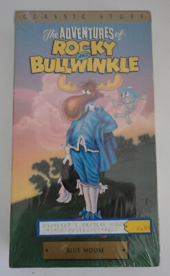 The Adventures of Rocky & Bullwinkle VHS Volume 4 Blue Moose NEW Sealed ...