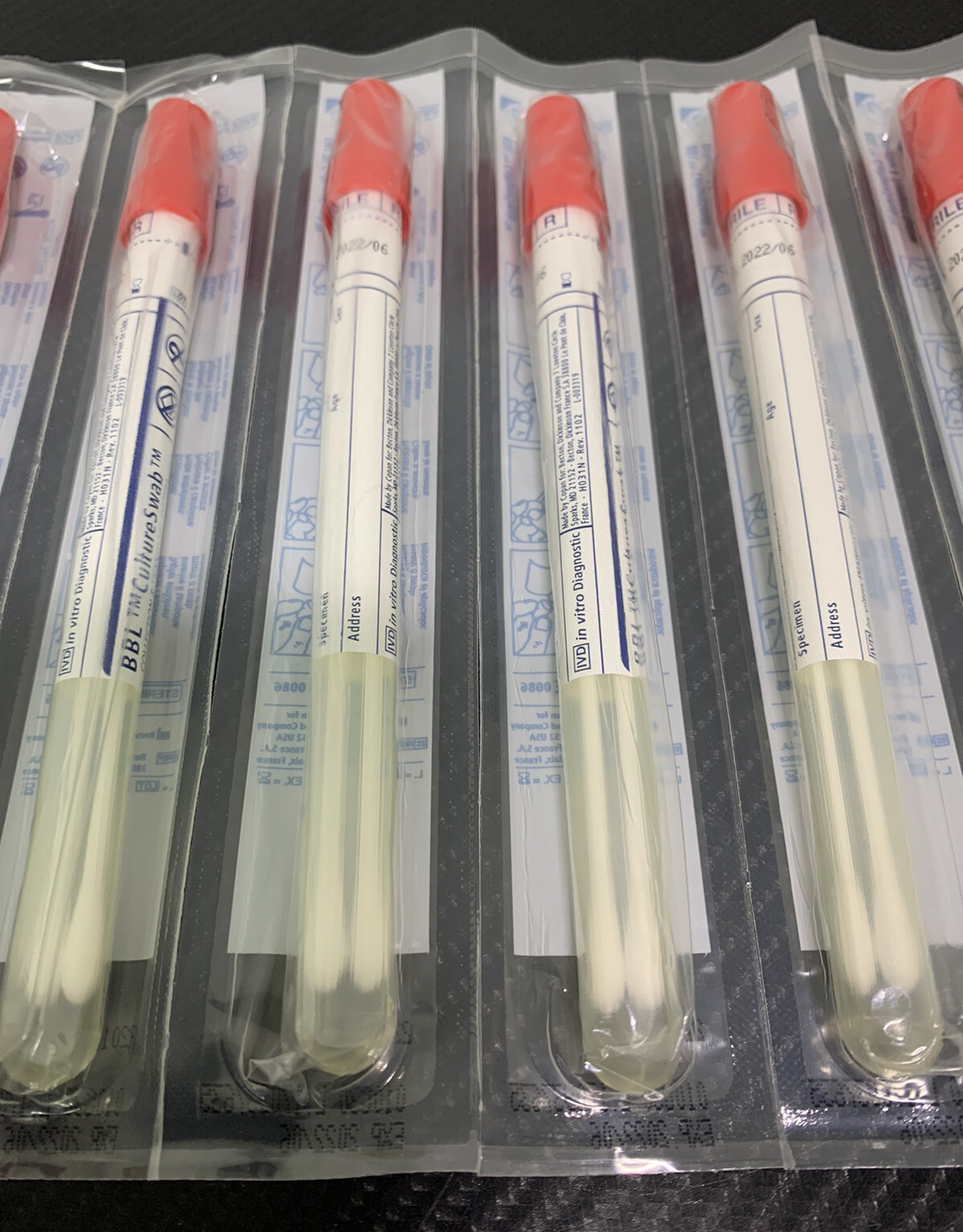 10x BBL Double Swab Vírus Collection & Transport System In Vitro ...