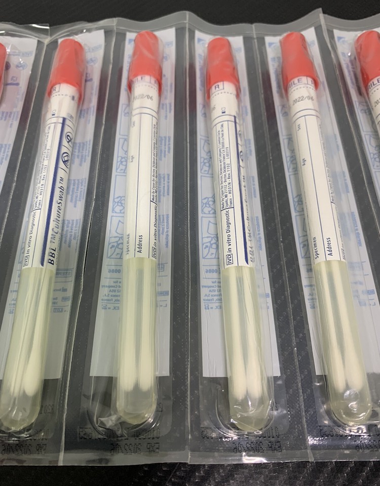10x BBL Double Swab Vírus Collection & Transport System In Vitro ...