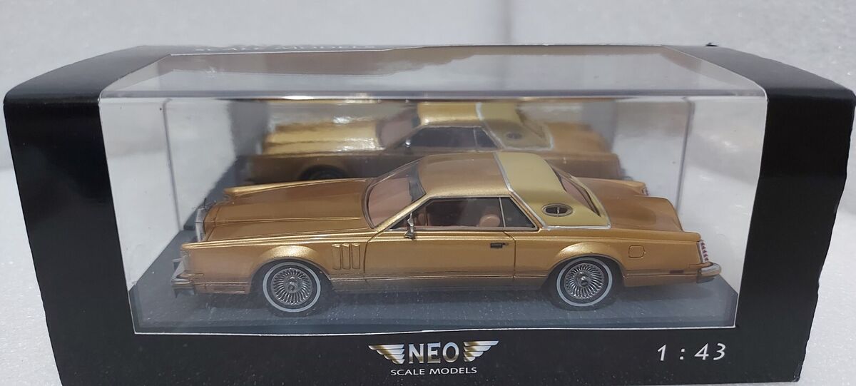 Lincoln Continental Mark V Coupe Gold 1978 1:43 Neo Lincoln Continental Mark V Coupe Gold 1978 1:43 Neo