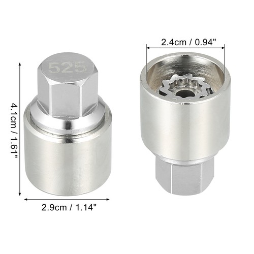 525 Wheel Lock Lug Nut Anti Theft Screw Removal Key for Volkswagen ...