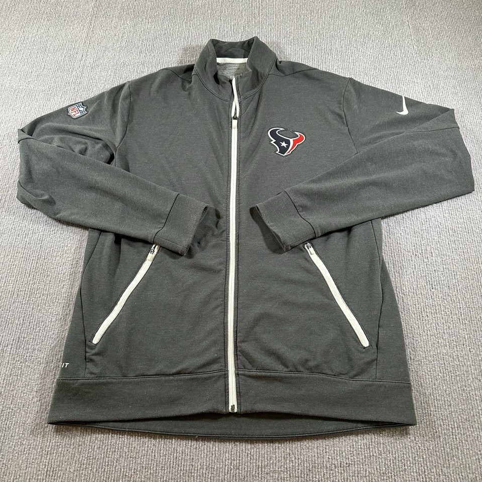 Houston Texans NFL On Field Apparel Full Zip Jacket Size Large Football ...