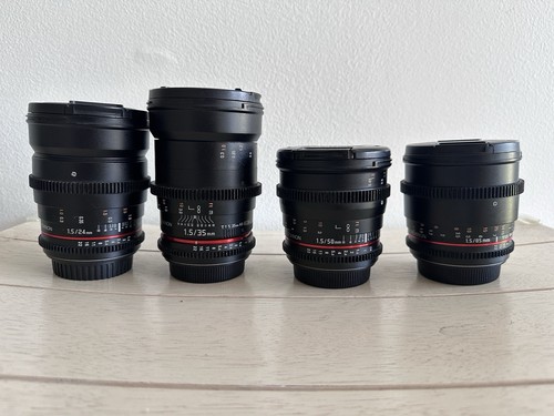 Rokinon Lens Kit (24mm 35mm 50mm 85mm) EF MOUNT | eBay