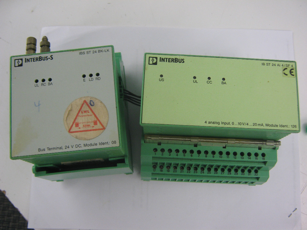 INTERBUS IB ST 24 BK-LK BUS TERM.& IB ST 24 A1 4/SF 4 | eBay