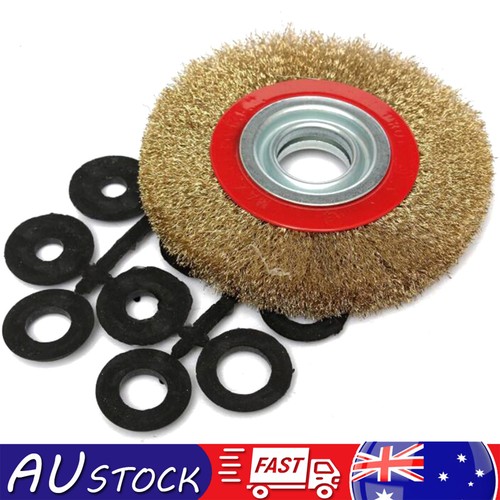 6 Inch Wire Wheel Grinder Bench Grinding Grinder Wire Brush Fine With ...