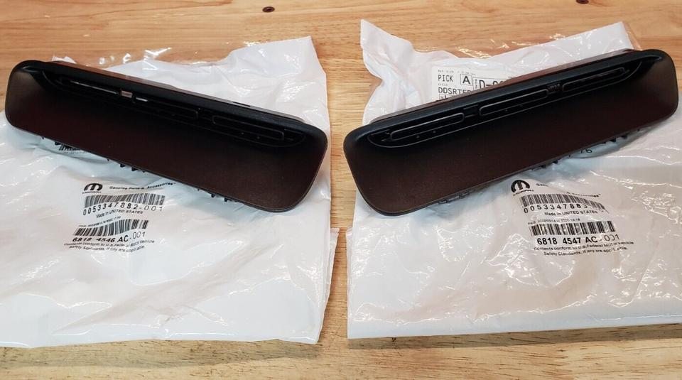2015-2023 Dodge Challenger Hood Scoop Insert / Bezels, OEM | 68184546AC ...