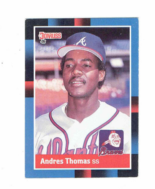 Andres Thomas Atlanta Braves SS #627 Donruss 1988 #Baseball Card | eBay