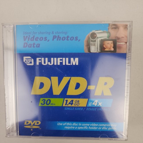 Brand New Fuji Film 5 DVD-R 1.4 GB 30 Min 4x Mini Discs for Camcorders ...