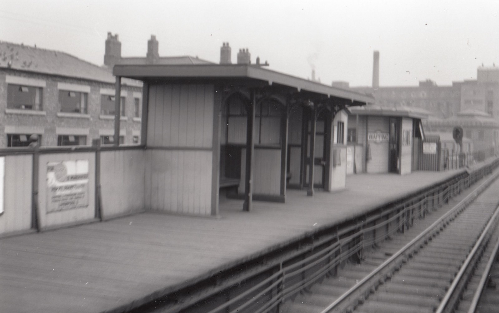 Wapping Dock Station Interior, Liverpool Overhead Railway, 18-6-55 PC ...
