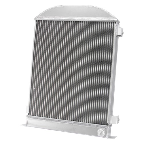4-Row Aluminum Radiator+Shroud Fan Kit Fit 1932 Ford Flat Head V8 Stock ...