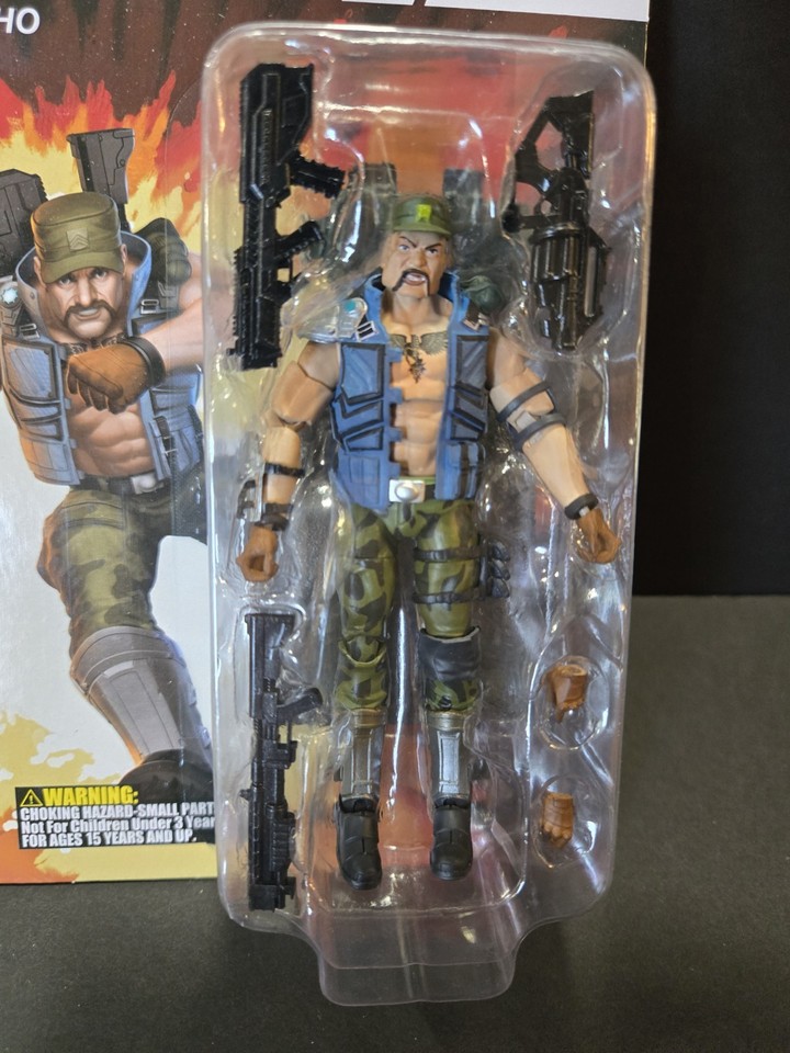 Hiya Toys G.I.Joe Gung Ho 1/18 Mini GI Joe Retro Cardback Action Figure ...