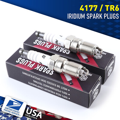 4x Fit NGK 4177 TR6 Iridium SPARK PLUGS NEW OEM Quality Genuine Durable ...