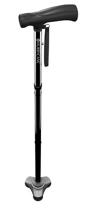 Hurry Cane Foldable PIVOTING Base Standing Strong Lightweight Secure ...