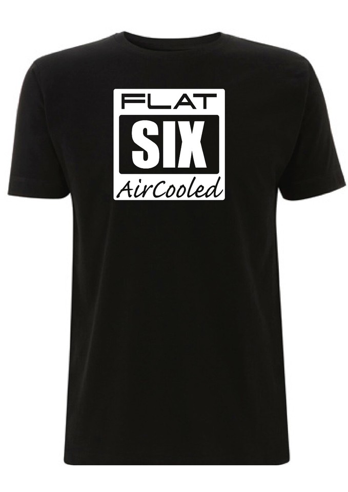 Flat Six Air Cooled T Shirt Classic Sports Car Pistons Boxer Engine 6 ...