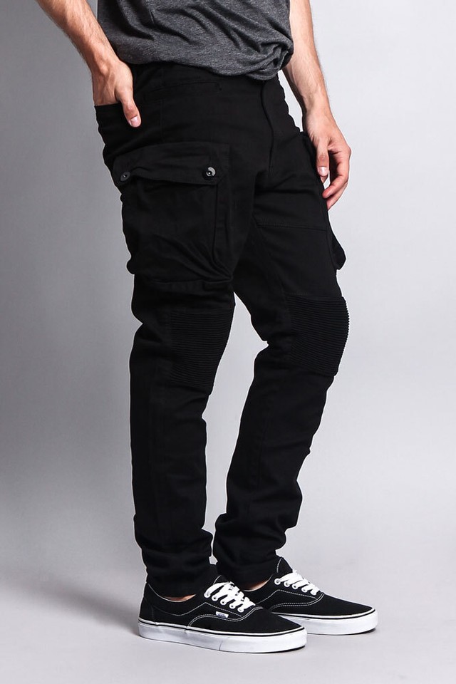 Victorious Men's Casual Utility Big Cargo Side Pockets Comfortable ...