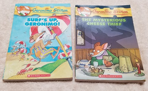 Lot 2 Geronimo Stilton pb kids chpt books Surfs Up & The Mysterious ...