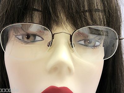 Halston Eyeglass Frames H148 Col 10 50X19x140 Half Rimless | eBay