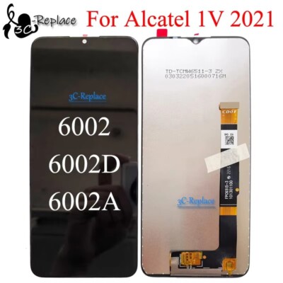 6.52 Inch For Alcatel 1V 2021 6002 6002D 6002A LCD Display Touch Screen ...