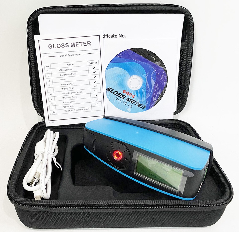 Tri-Angle Gloss Meter 20 60 85 Degree Glossmeter Gloss Measuring ...