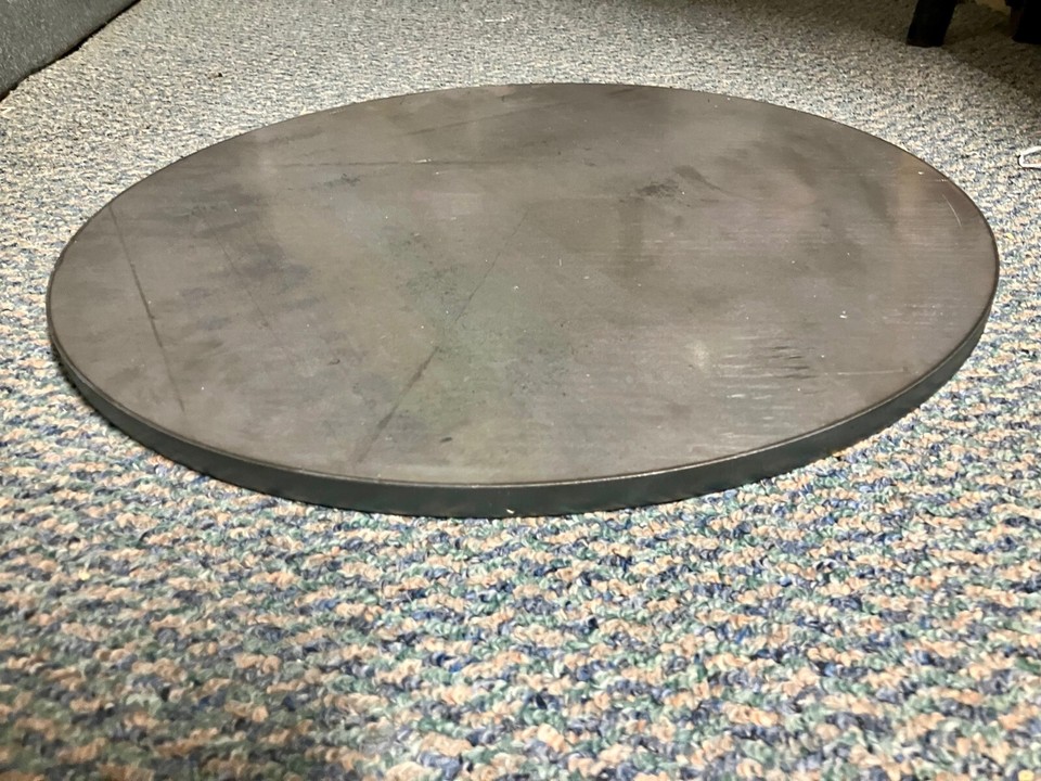 Round Steel Disc / Plate / Circle, A36 Steel, 18” Diameter x ½” thick ...