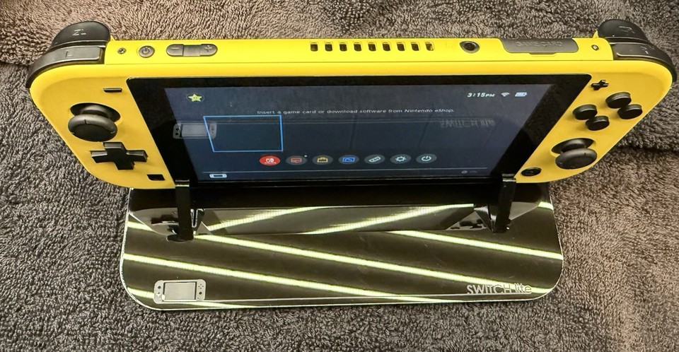 Custom Nintendo Switch Lite Bundle Yellow With Black Accents Plus Extras | eBay