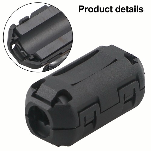 Ferrite Ring Core Cable Clip Set Pack of 10 7mm Inner Diameter Reduce ...