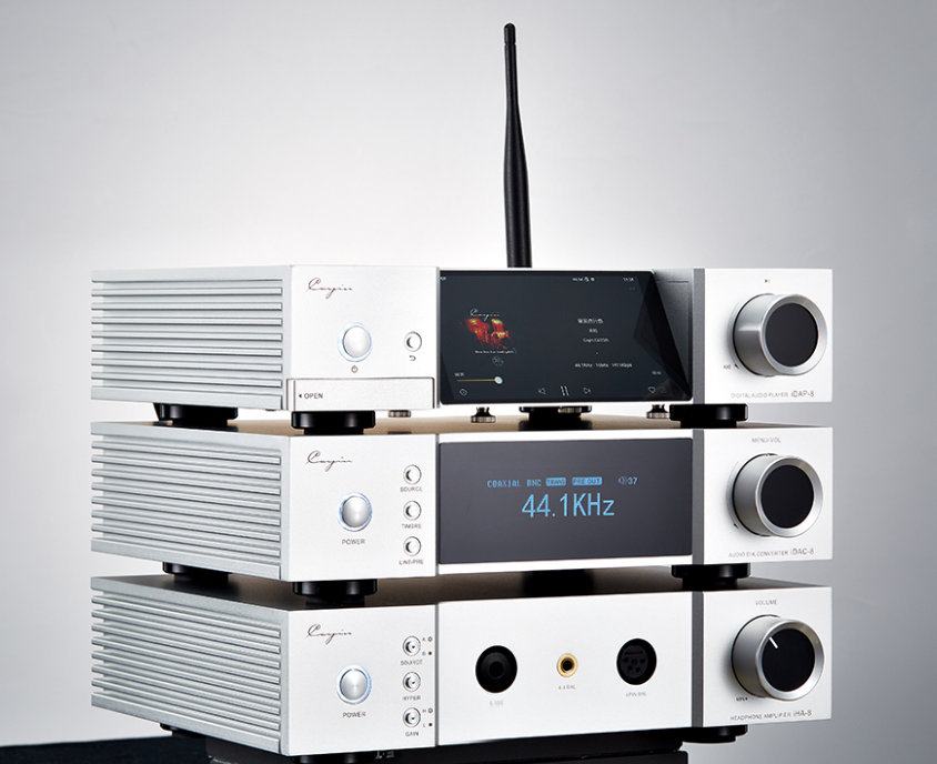 Cayin 888 Set iDAP-8 Digital Turntable+iDAC-8 Decoder+iHA-8 Headphone ...
