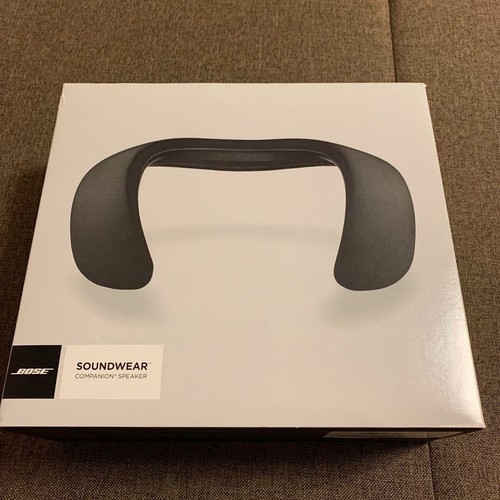 Bose SoundWear Companion Portable Bluetooth Wearable Neck Speaker Black ...