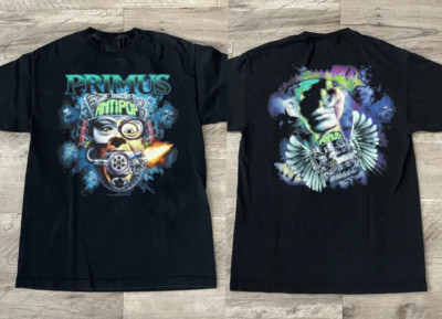Primus Anti Pop Tour 1999 T-Shirt – Alt Metal Rock Band Heavyweight Tee ...