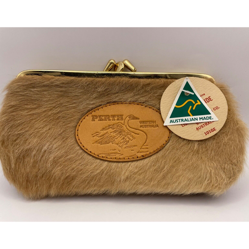 NEW Vintage Australian Kangaroo Fur/Leather Coin Purse | eBay