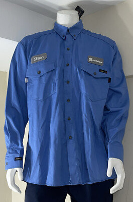 NEW Workrite CAT2 FR FLAME RESISTANT XL Long Sleeve uniform work shirt ...