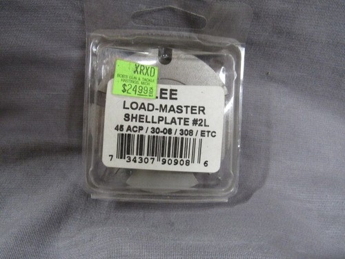 LEE LOAD MASTER SHELL PLATE #2L 45ACP / 30-06/ 308 | eBay