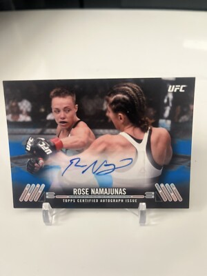 Rose Namajunas Knockout Autograph 2017 Limited /25 | eBay