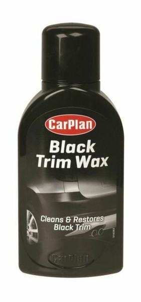 CarPlan Car Wax Clean and Restore 375ml, Pack of 2 - Black Trim (BTW375 ...