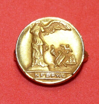 14K GOLD FILLED NFBPWC NATIONAL FEDERATION BUSINESS PROFESIONAL WOMENS ...