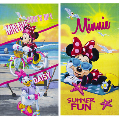 Official Licensed Disney Minnie Daisy Beach Towel Swim Bath Baby Kids ...