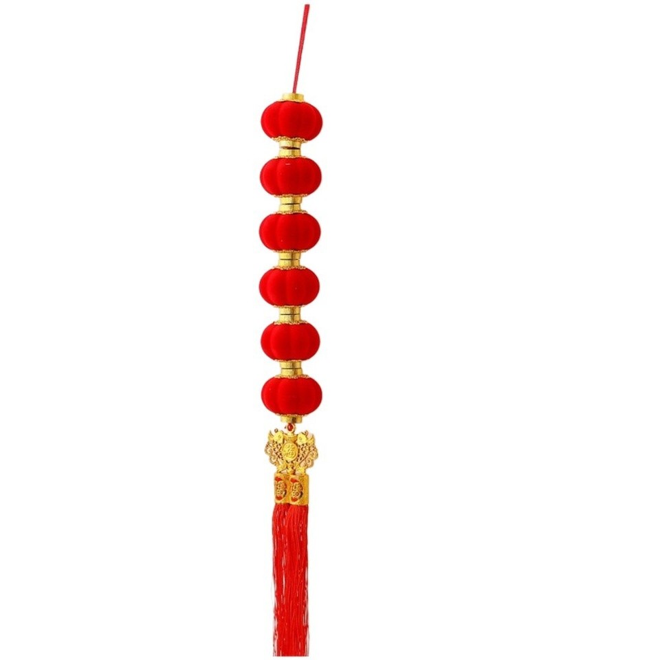 Red Plastic For Mini Lanterns Hanging Decor for Chinese New Year and ...