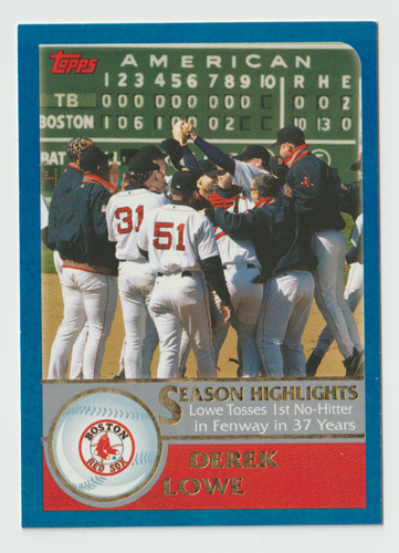 2003 Topps Baseball #336 Derek Lowe SH - Boston Red Sox | eBay