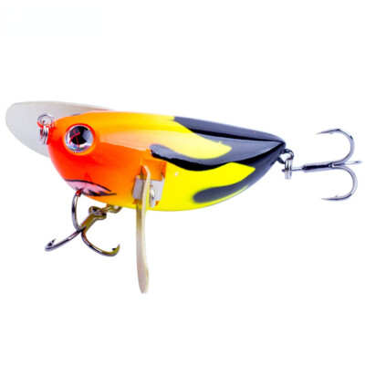 Cicada 58mm/12.5g Perch Insect Lure Bait Topwater Fishing Lure Treble ...