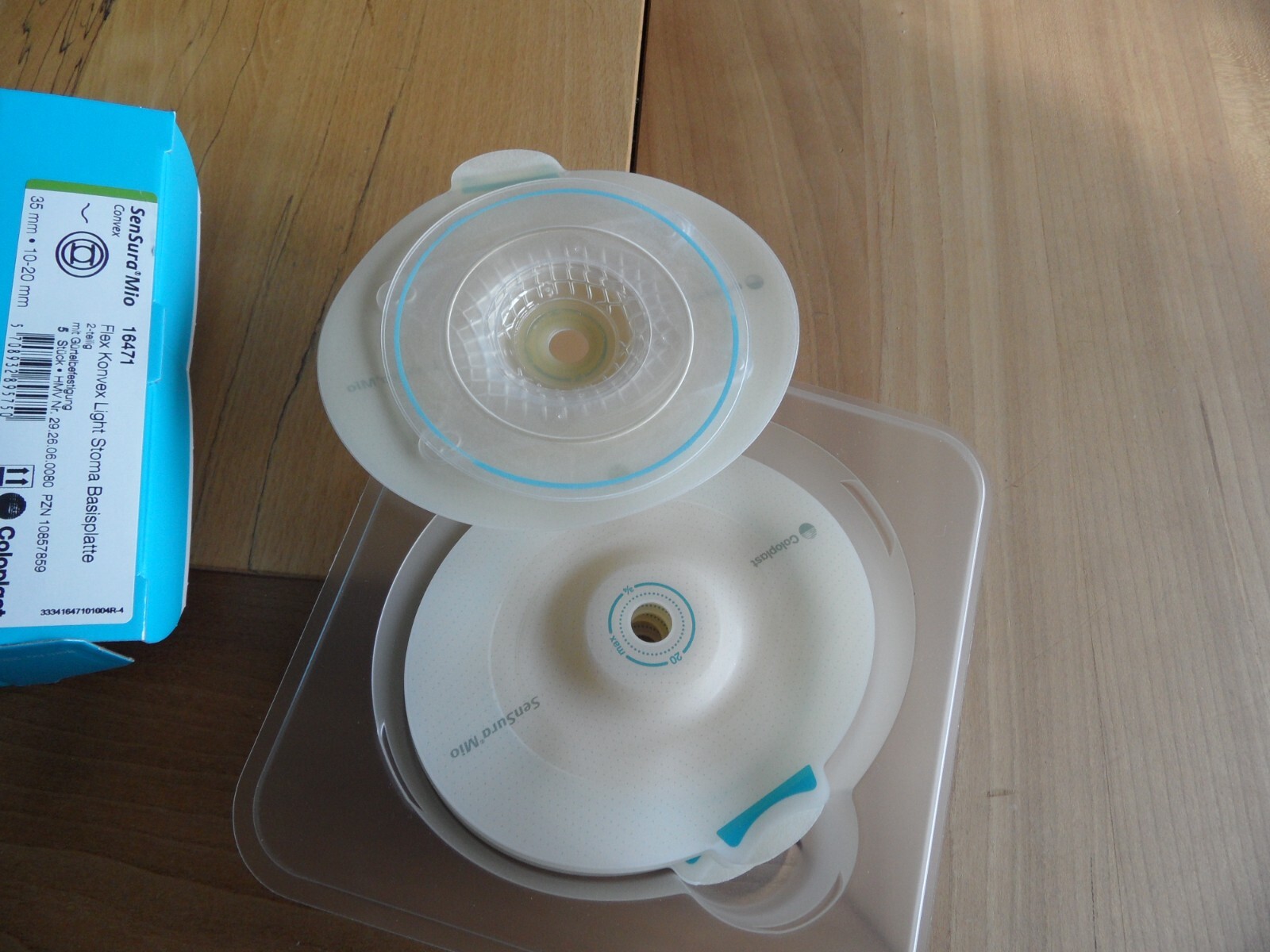 Coloplast SenSuraMio, 15 Stk. konvexe Platten + 30 Stk. flex Stomabeutel, neu | eBay.de